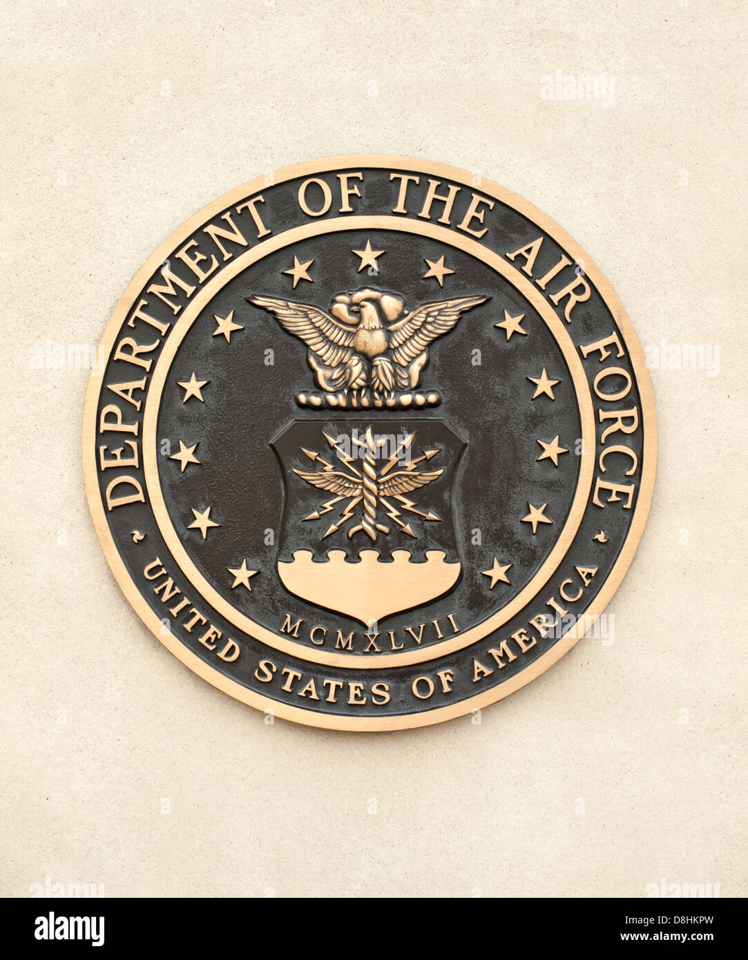 air force plaque Stock Photo - Alamy