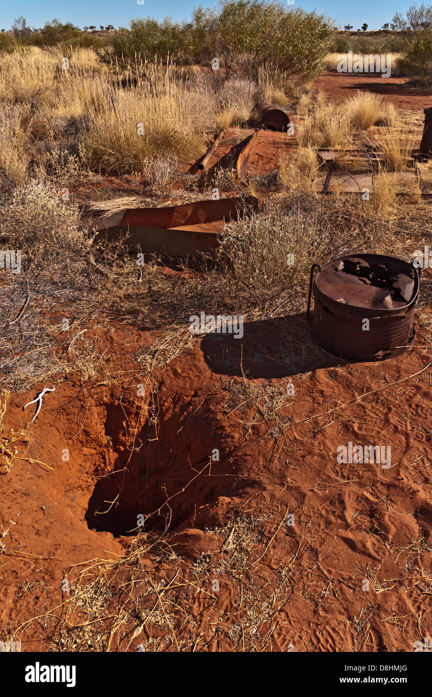 WELL 44, CANNING STOCK ROUTE, WESTERN AUSTRALIA, AUSTRALIA Stock Photo ...