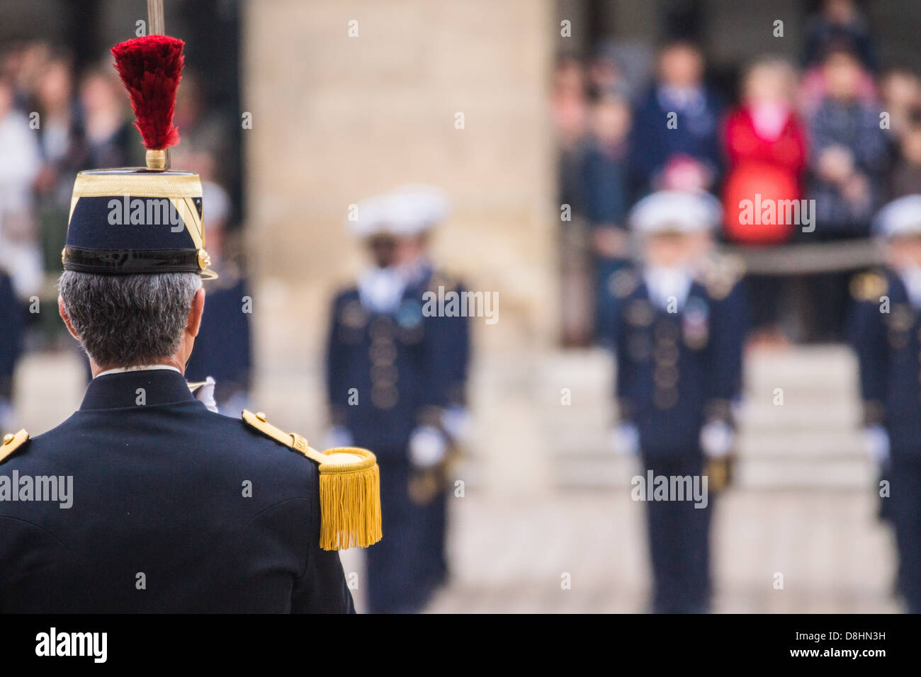 Les Invalides, Paris, France. Soldiers of a Honor Guard during an ...