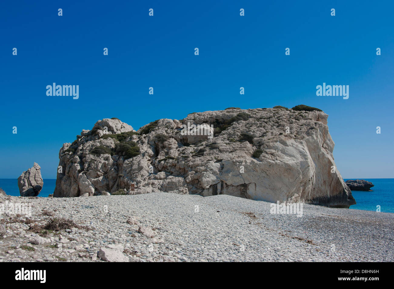 Aphrodite's Rock (Petra tou Romiou Stock Photo - Alamy
