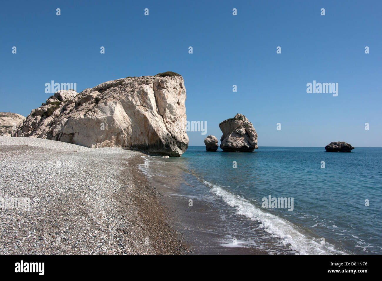 Aphrodite's Rock (Petra tou Romiou Stock Photo - Alamy