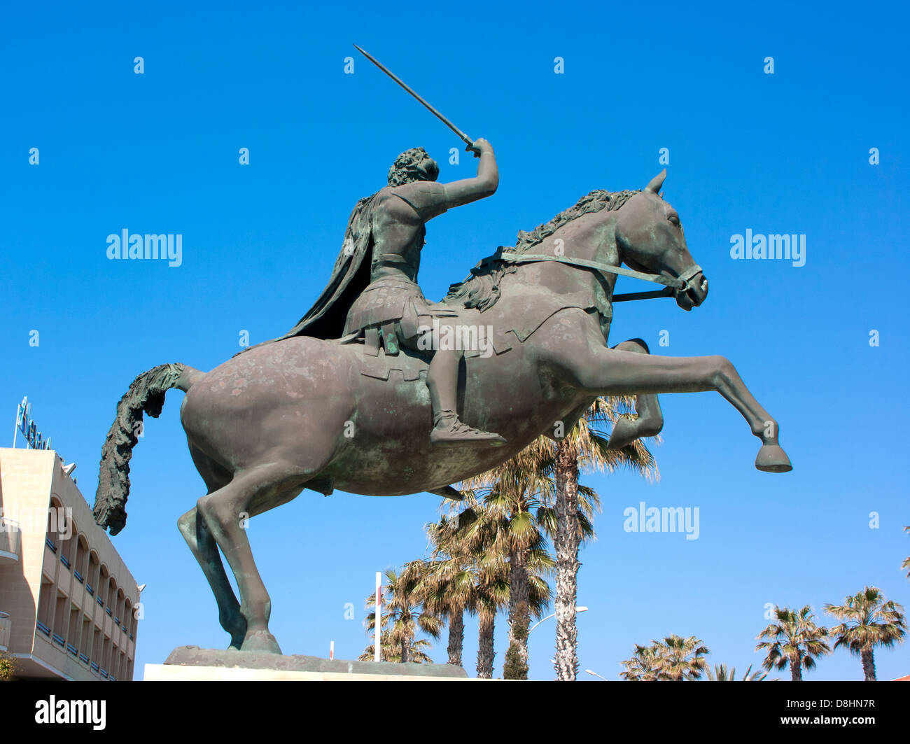 Bronze statue of Alexander the Great, Paphos, Cyprus Stock Photo - Alamy