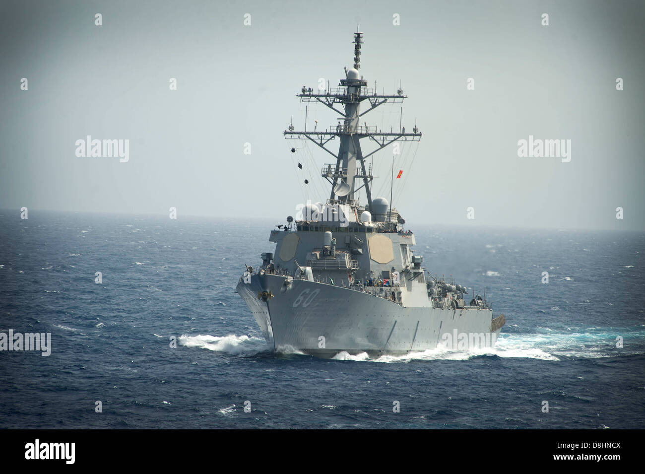 USS Paul Hamilton transits the North Arabian Sea Stock Photo - Alamy