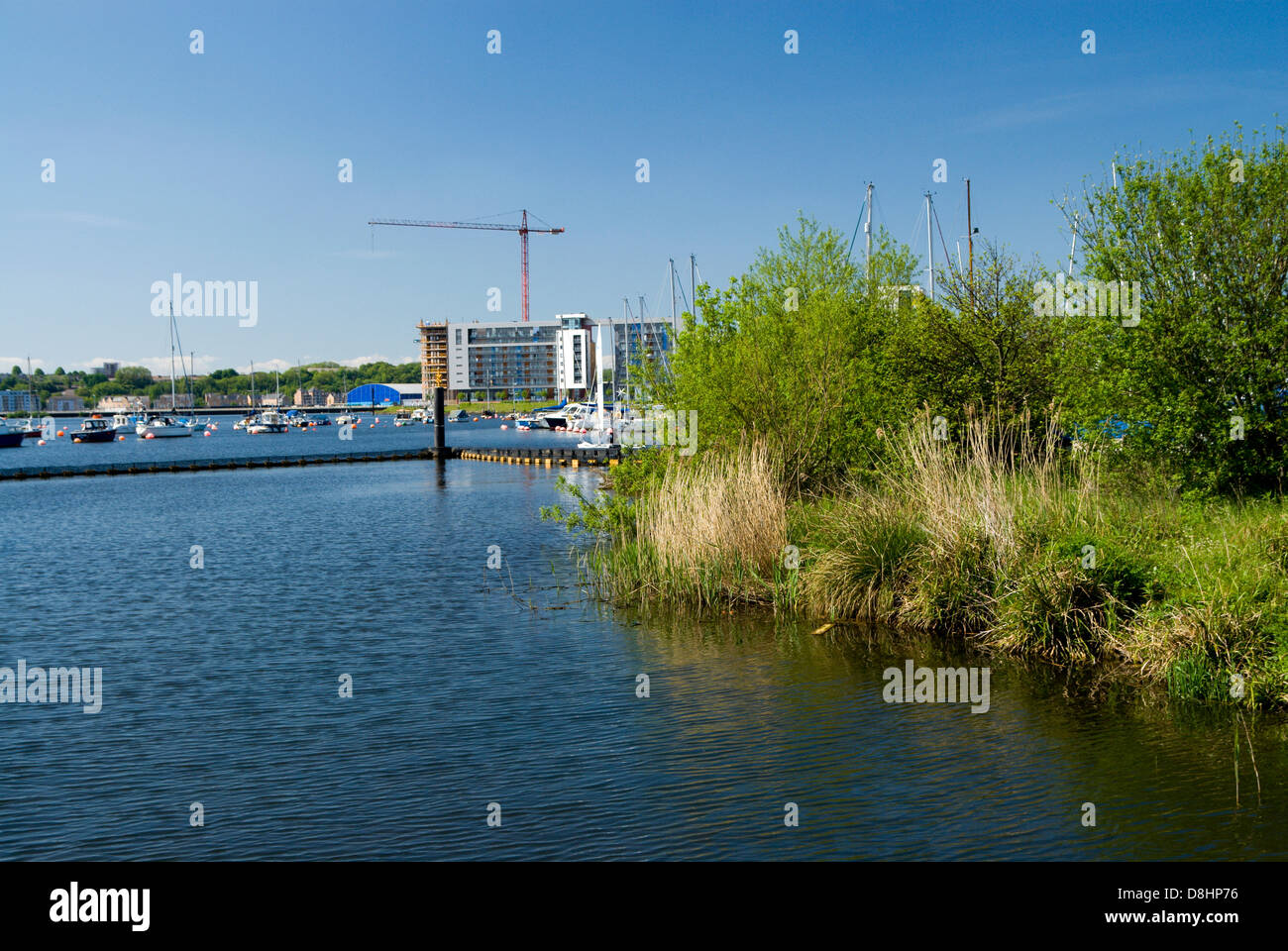 cardiff yacht club, cardiff bay, cardiff, wales Stock Photo - Alamy