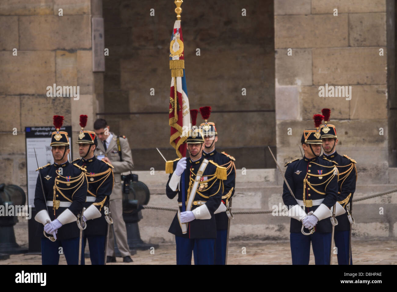 Les Invalides, Paris, France. Soldiers of a Honor Guard during an ...