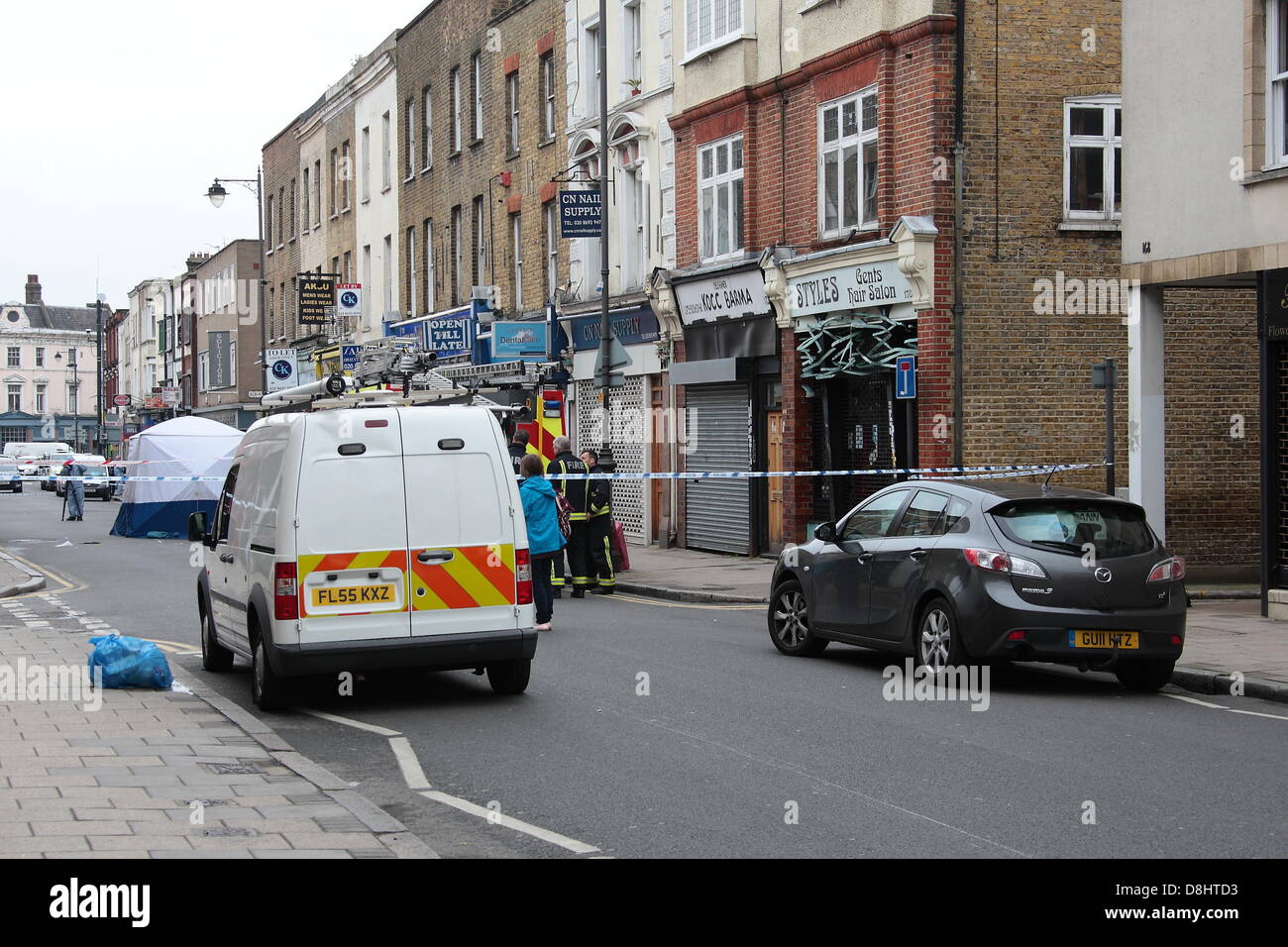 Converted flats high street hi-res stock photography and images - Alamy