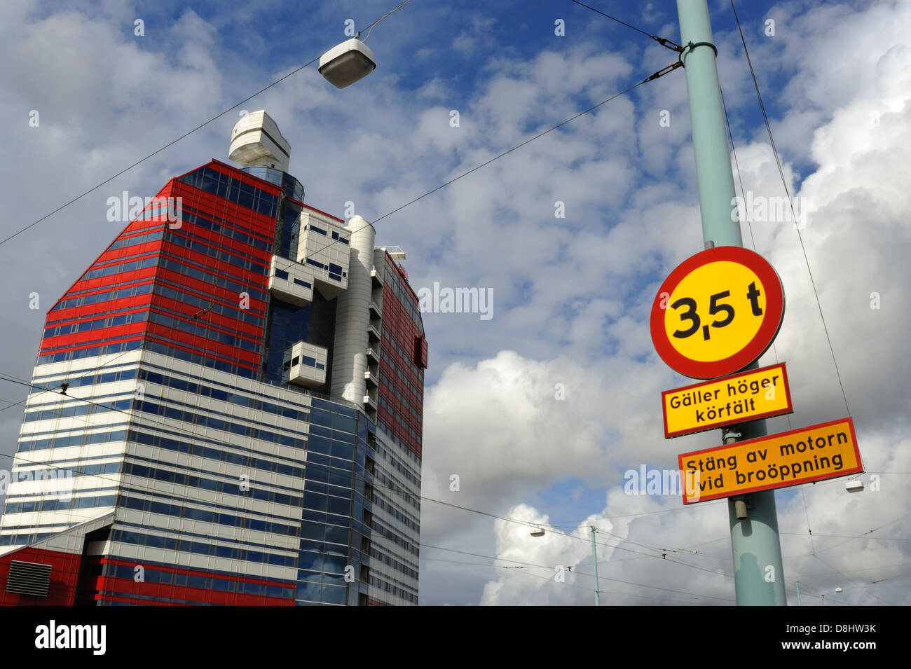 Utkiken Tower also known as Lipstick Building, Gothenburg, Sweden Stock ...