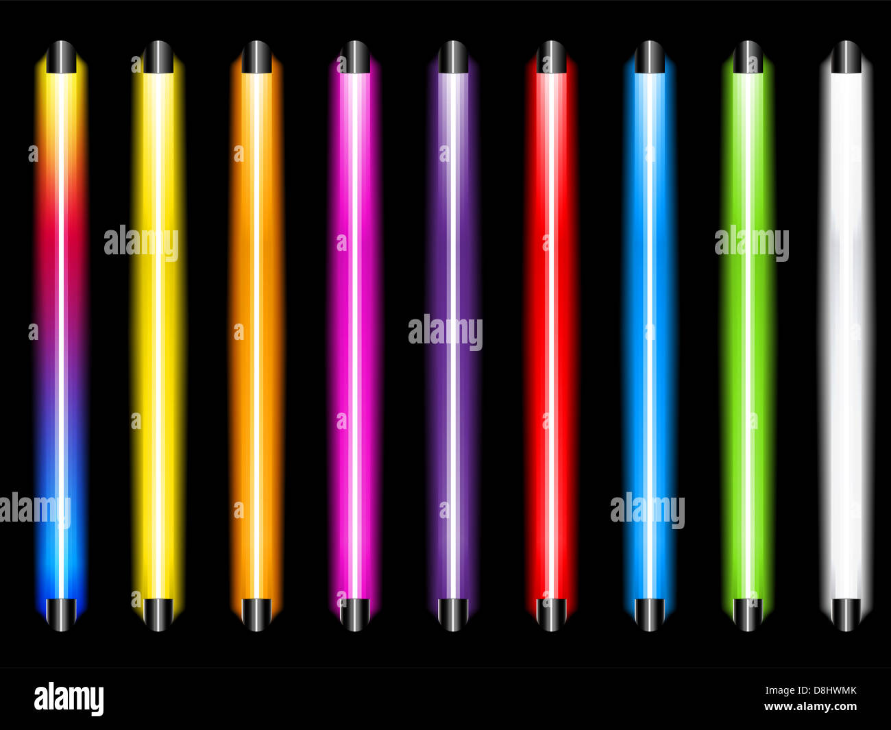 Vector - Laser Neon Colorful Lights Stock Photo - Alamy