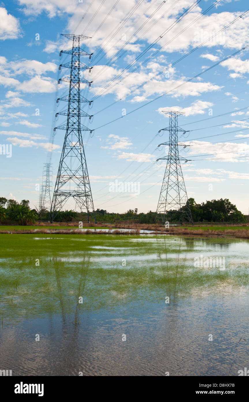 High transmission towers hi-res stock photography and images - Alamy