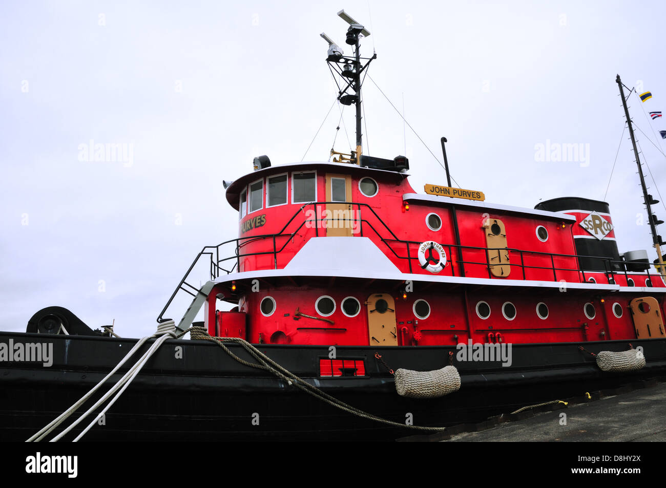 The tugboat John Purves, docked at the Sturgeon Bay facility of the ...