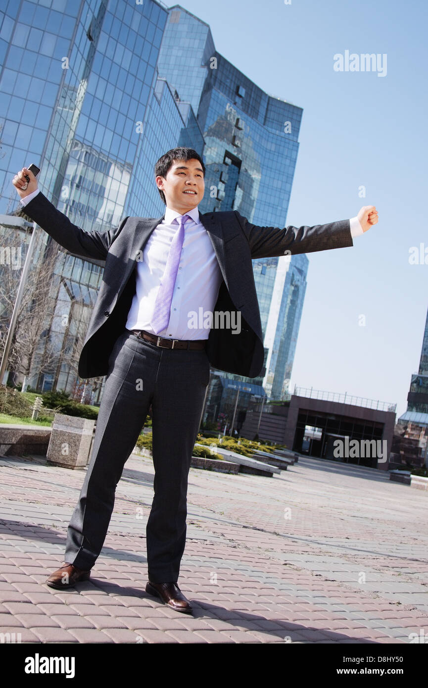 Portrait asian businessman arms hi-res stock photography and images - Alamy