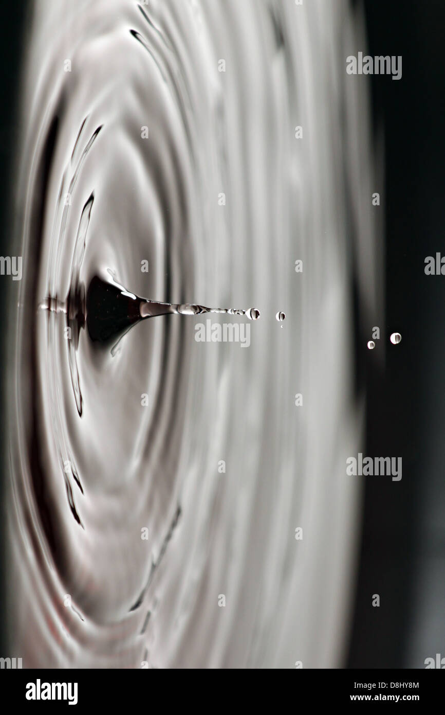 This Focus reflected a water drop on the side Stock Photo - Alamy