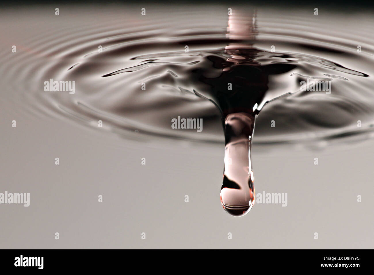 This Images water drops return upside down Stock Photo - Alamy