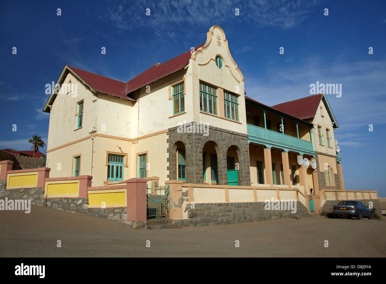 German colonial architecture, Luderitz, Namibia, Africa Stock Photo - Alamy
