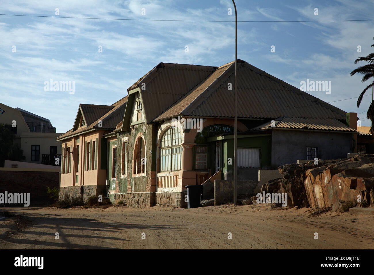 German colonial architecture, Luderitz, Namibia, Africa Stock Photo - Alamy