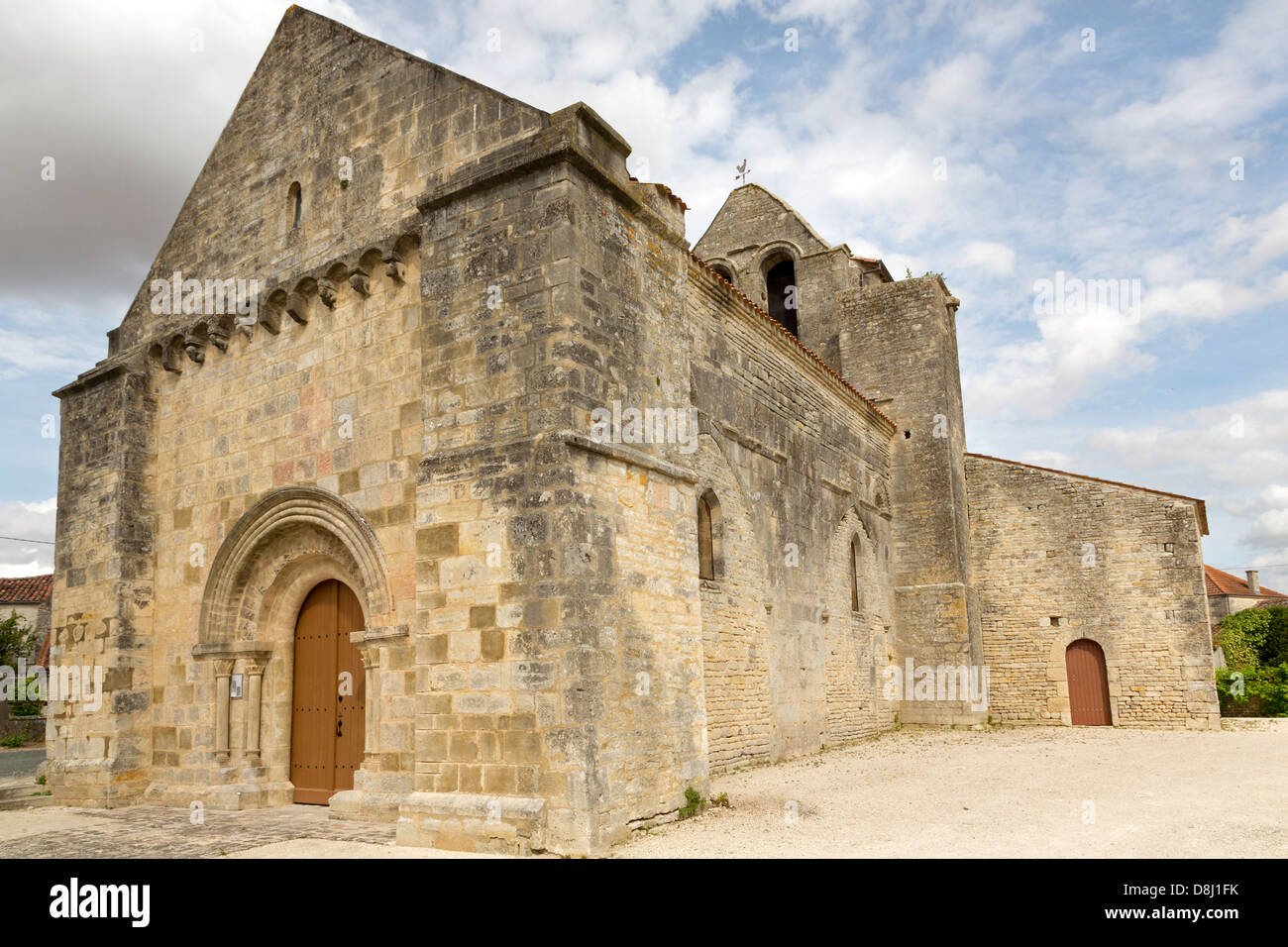 Village church, Nere, Charente Maritime, France Stock Photo - Alamy