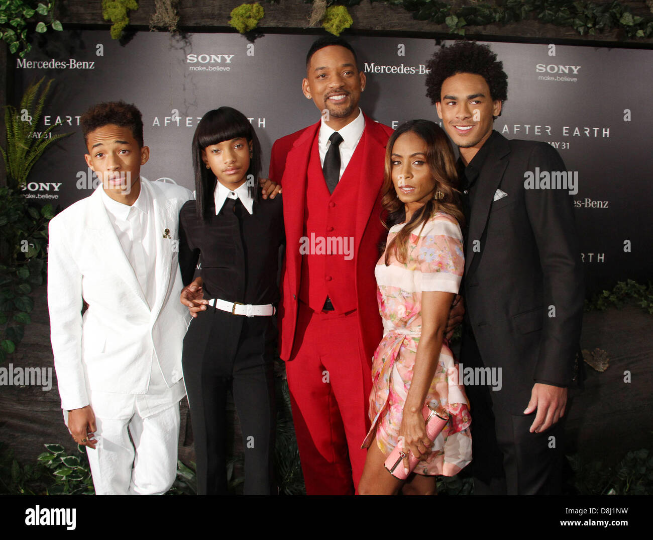 New York, U.S. May 29, 2013. Actors JADEN SMITH, WILLOW SMITH, WILL ...