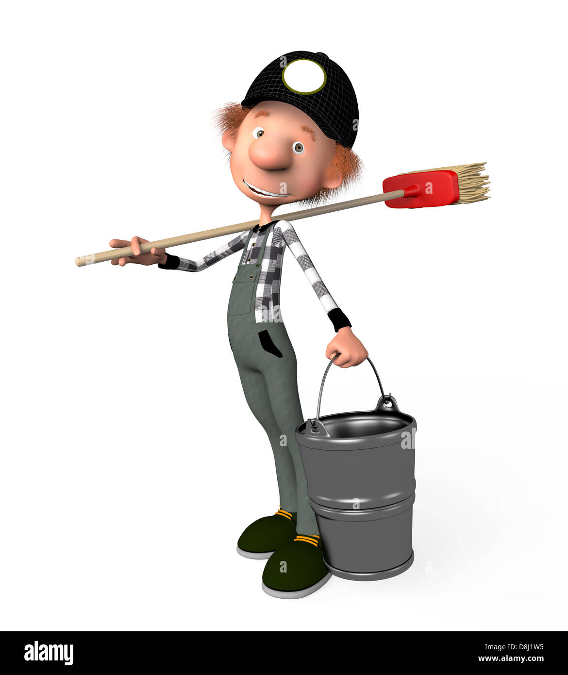 Cleaner cartoon hi-res stock photography and images - Alamy