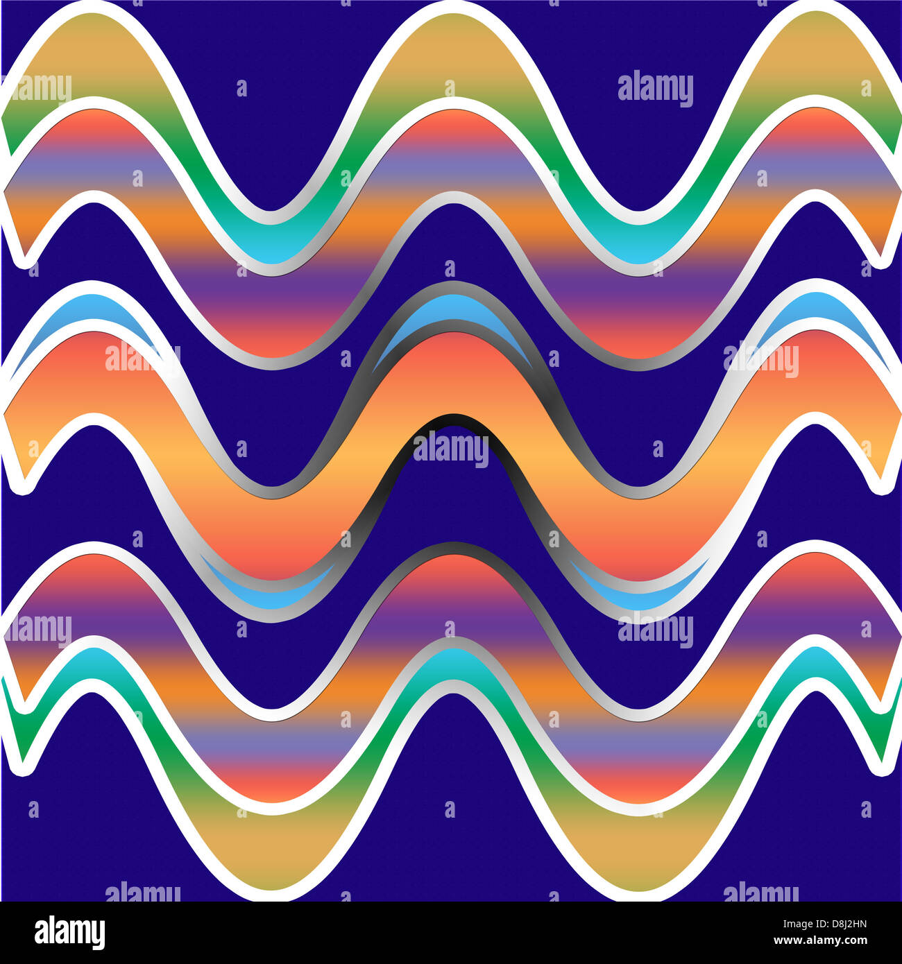 his pattern of the wave for design Stock Photo - Alamy
