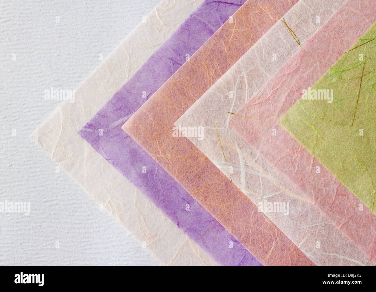 Multicolored Japanese paper Stock Photo - Alamy