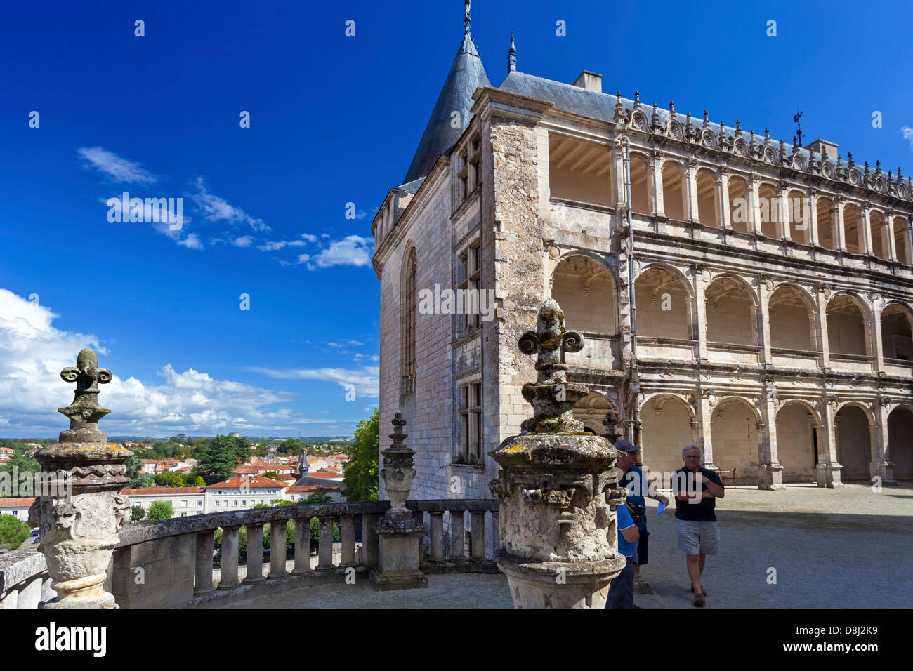 Chateau de la Rochefoucauld, Charente, Poitou, France Stock Photo - Alamy