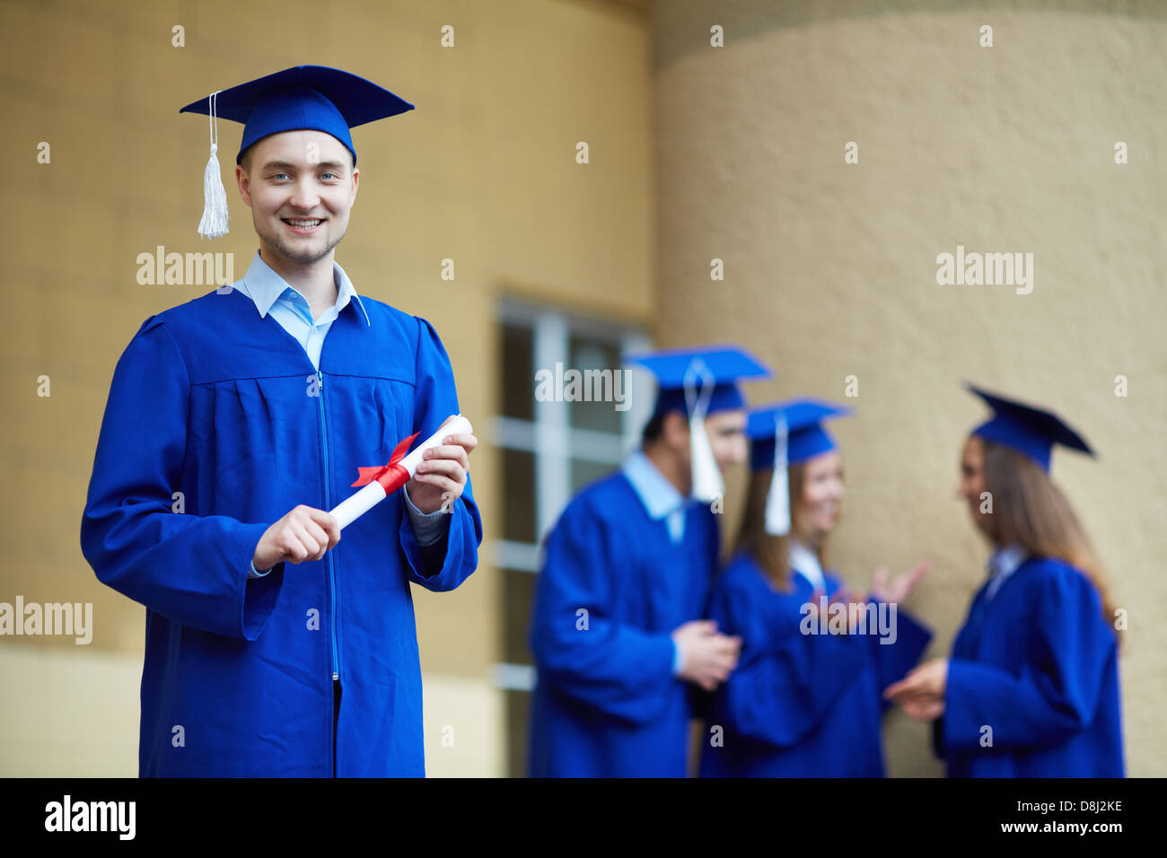 Confident graduation woman in university hi-res stock photography and ...
