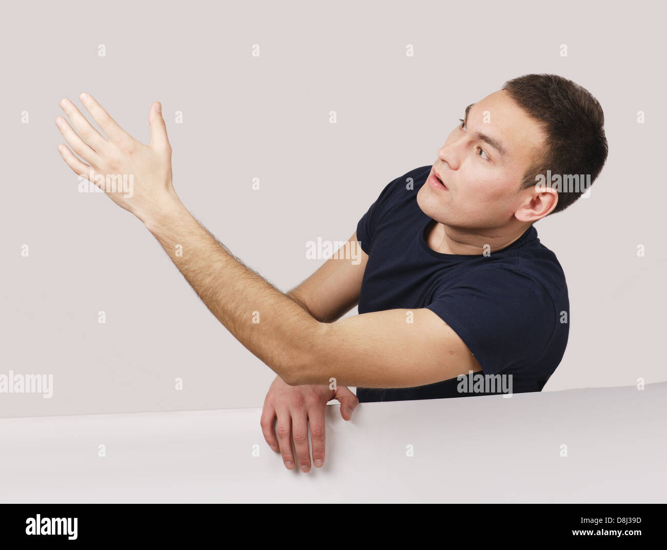 Man shows him something hi-res stock photography and images - Alamy
