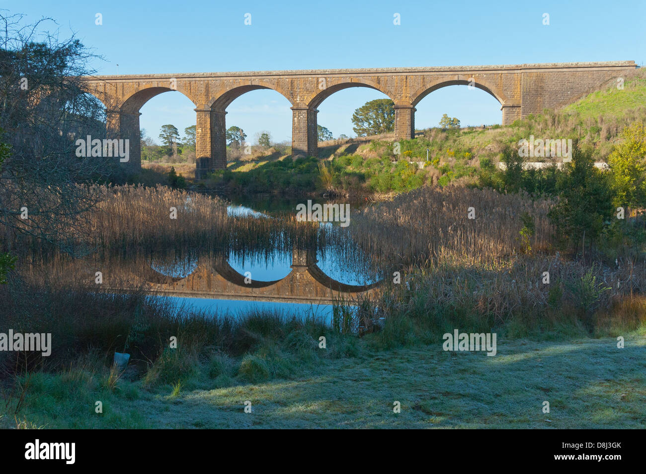 Malmsbury Railway Bridge, Malmsbury, Victoria, Australia Stock Photo ...