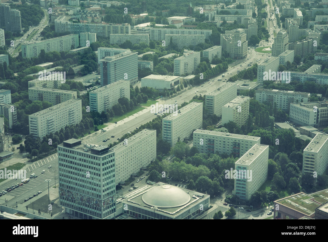 KARL-MARX-ALLEE IN BERLIN Stock Photo - Alamy