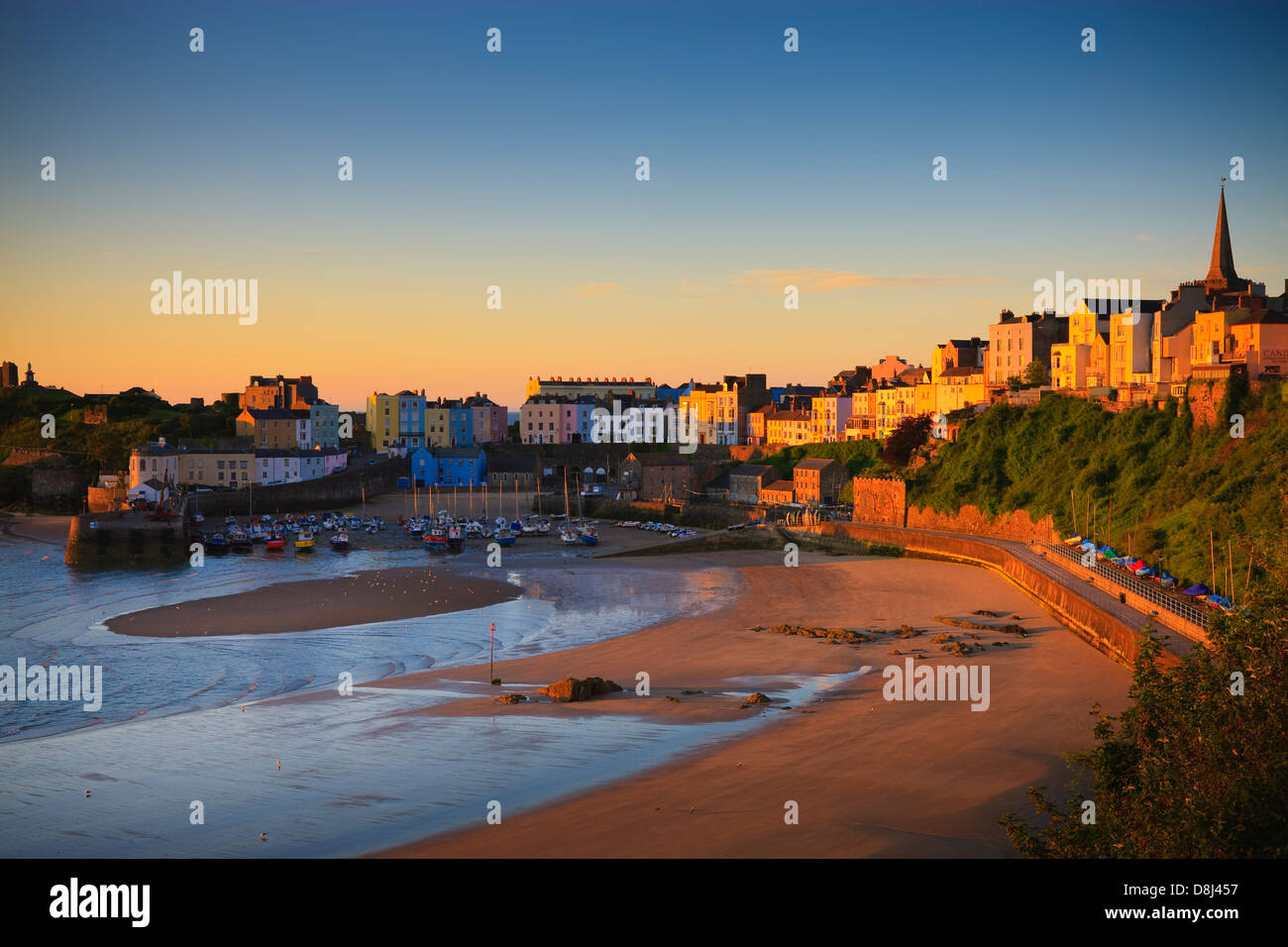 Tenby Wales Castle High Resolution Stock Photography and Images - Alamy