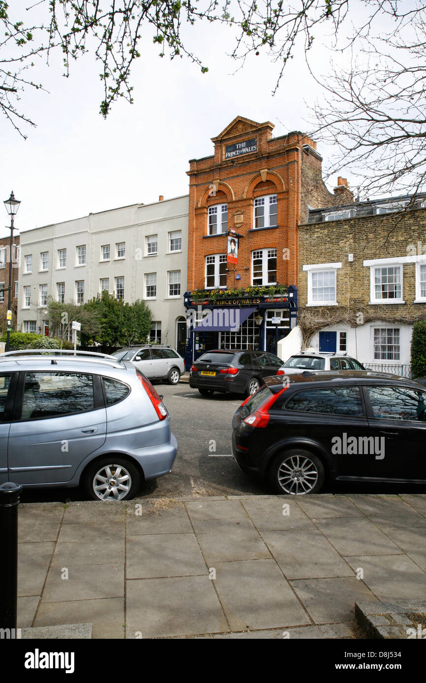 Prince of Wales pub in Cleaver Square, Kennington, London, UK Stock ...
