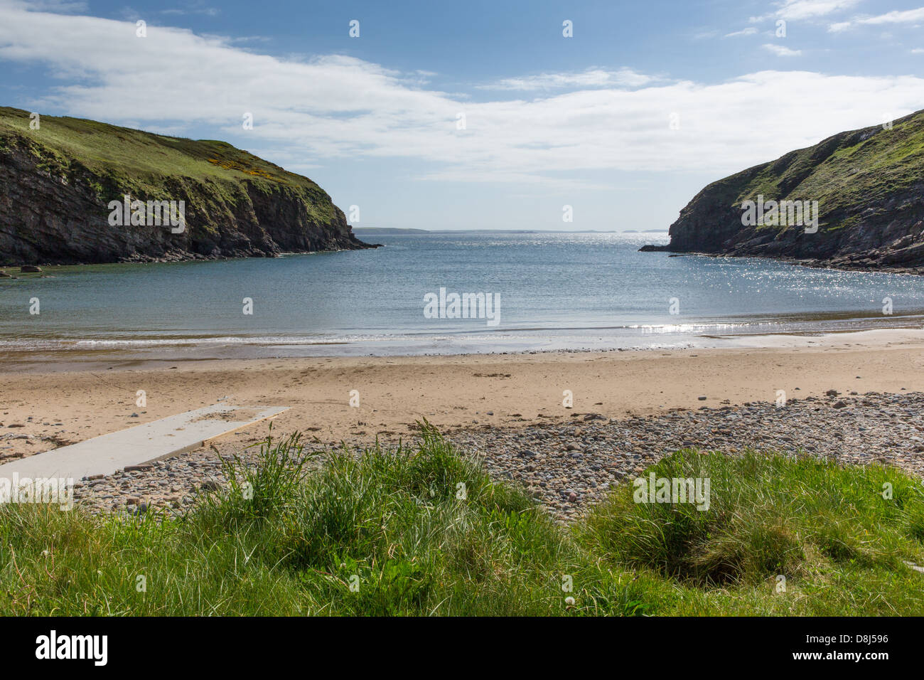 Nolton Haven beach St Bride's Bay Pembrokeshire Wales in the ...