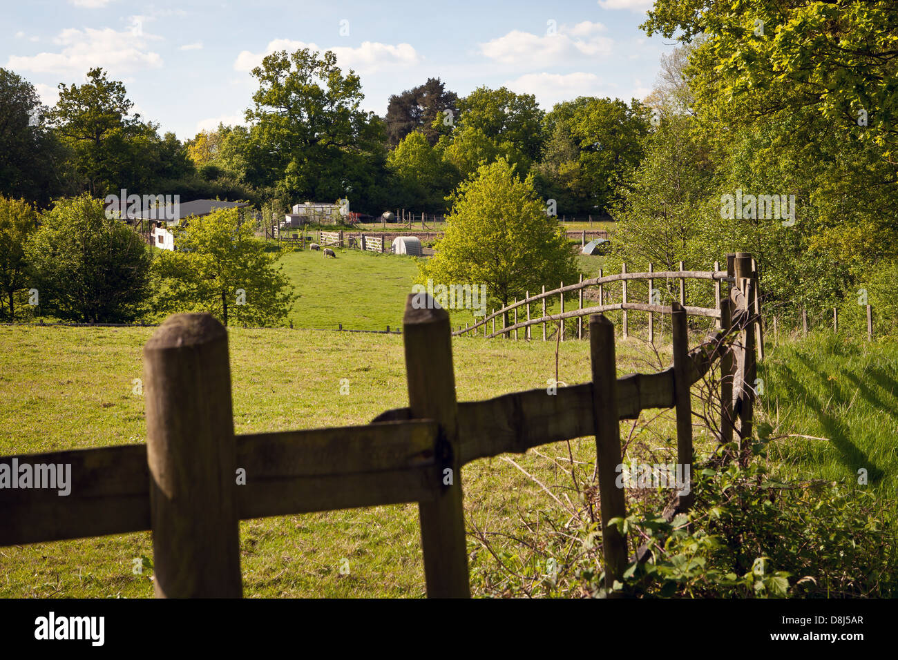 Rural fence hi-res stock photography and images - Alamy