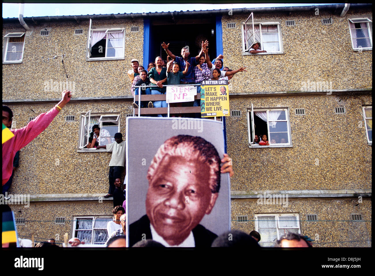 ANC election rally,Macassar,Cape town,1994 Stock Photo - Alamy