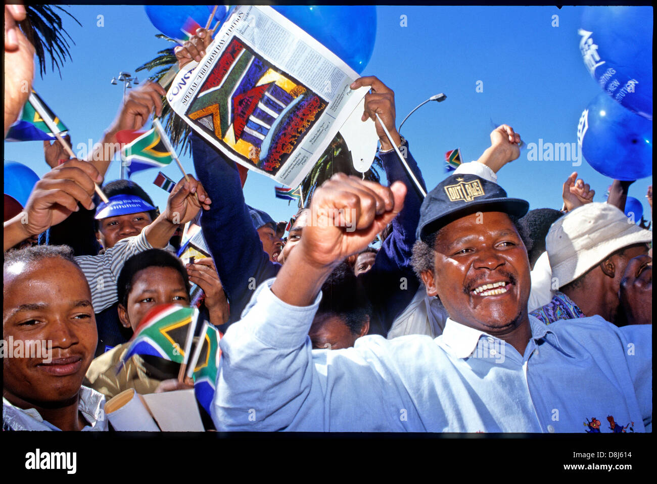 Launch of the New Constitution,Parade,Cape Town,May,1996 Stock Photo ...