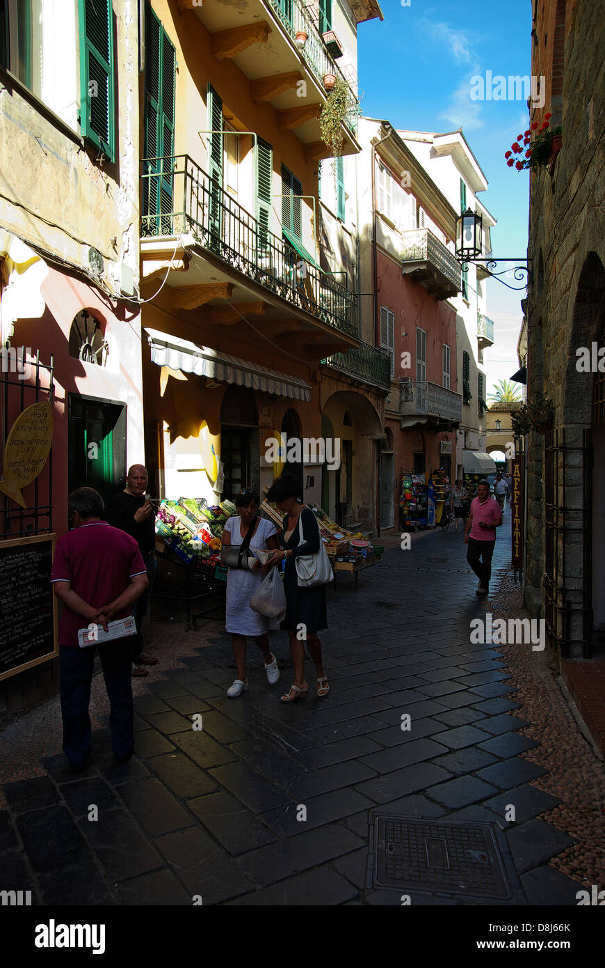 Old town of Noli - Liguria - Italy Stock Photo - Alamy