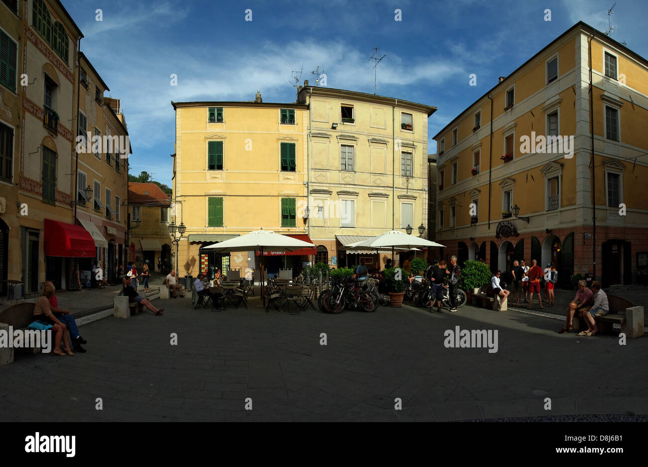 Old Town Finalborgo - Liguria - Italy Stock Photo - Alamy