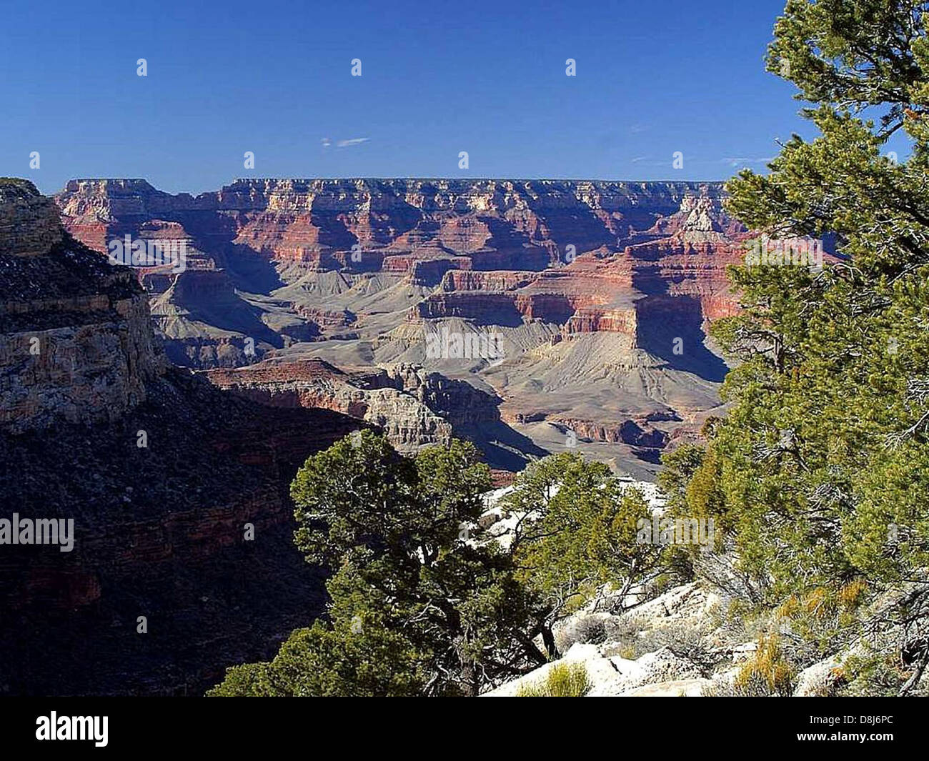 A panoramic view of the Grand Canyon hills, showcasing the iconic ...