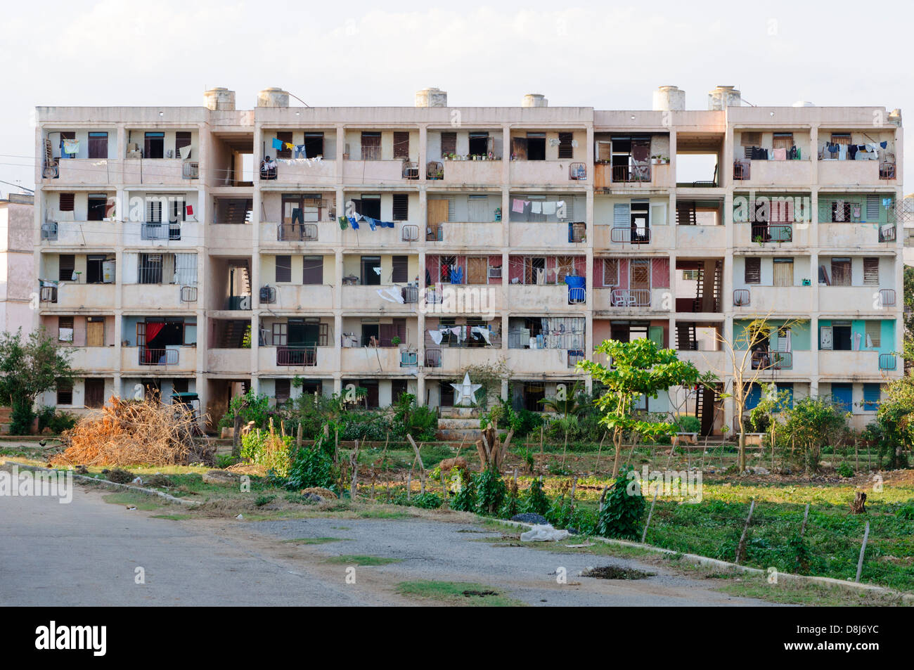 Apartment Building in Trinidad, Cuba, Caribbean Stock Photo - Alamy