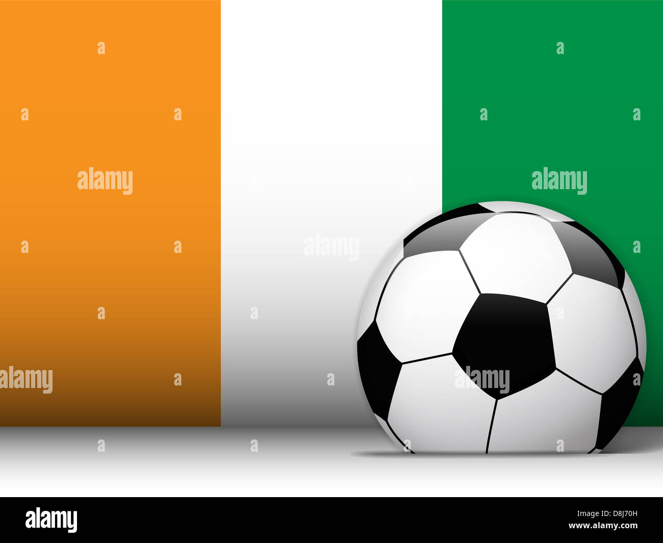 Vector - Ireland Soccer Ball with Flag Background Stock Photo - Alamy