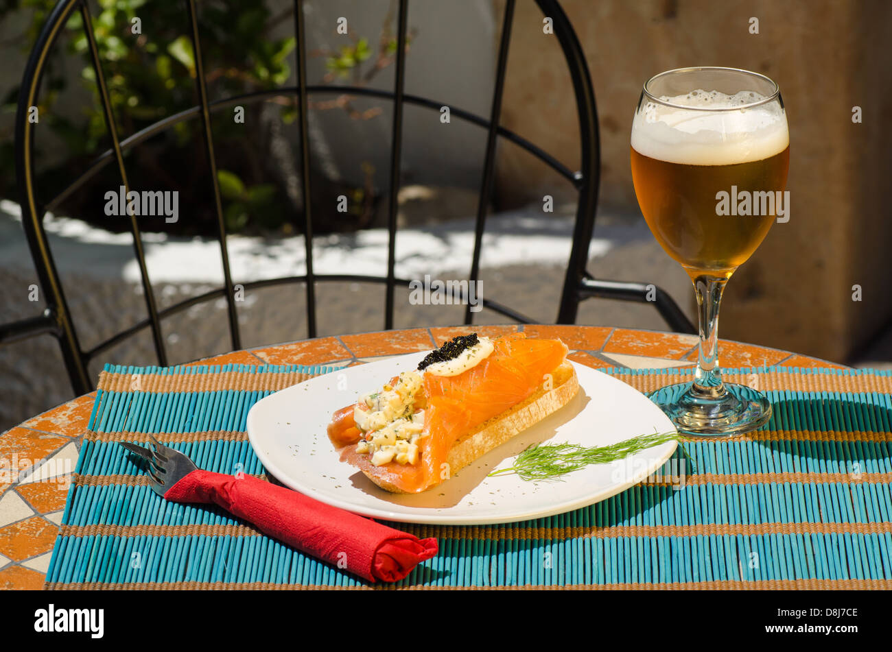 Smoked salmon tapa stuffed hi-res stock photography and images - Alamy