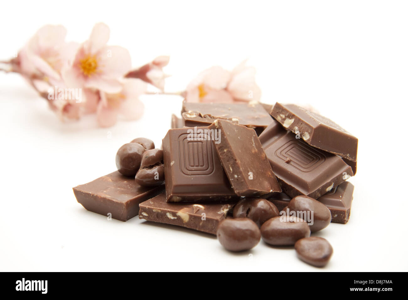 Chocolate flowers hi-res stock photography and images - Alamy