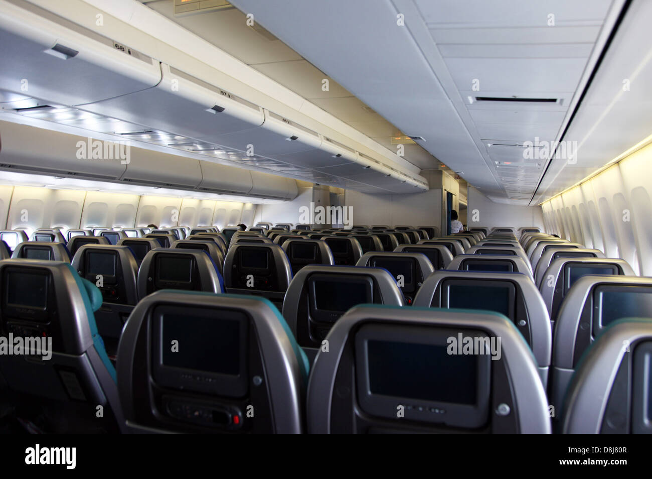 Inside a plane hi-res stock photography and images - Alamy