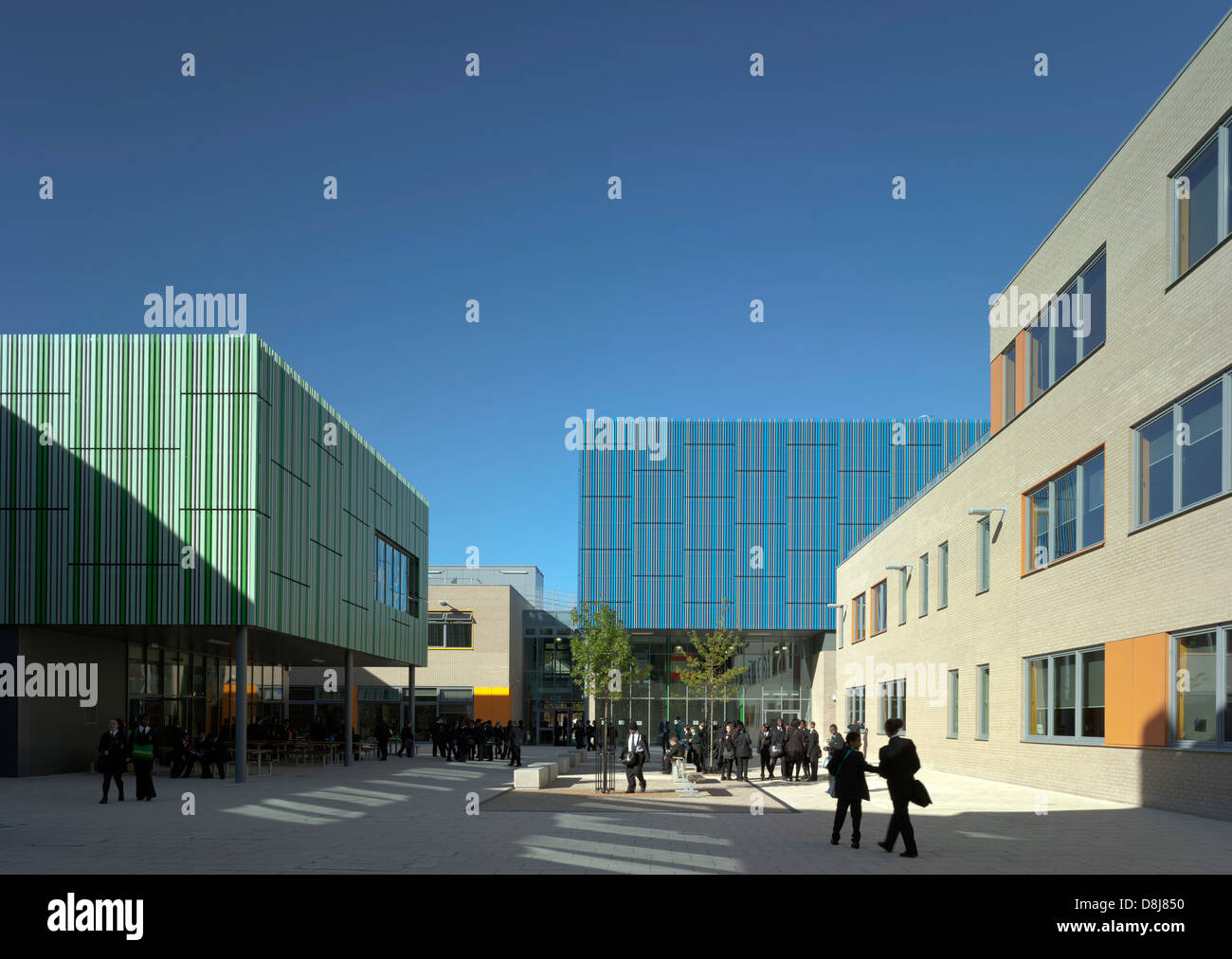 Prendergast Vale College, London, United Kingdom. Architect: HKR ...