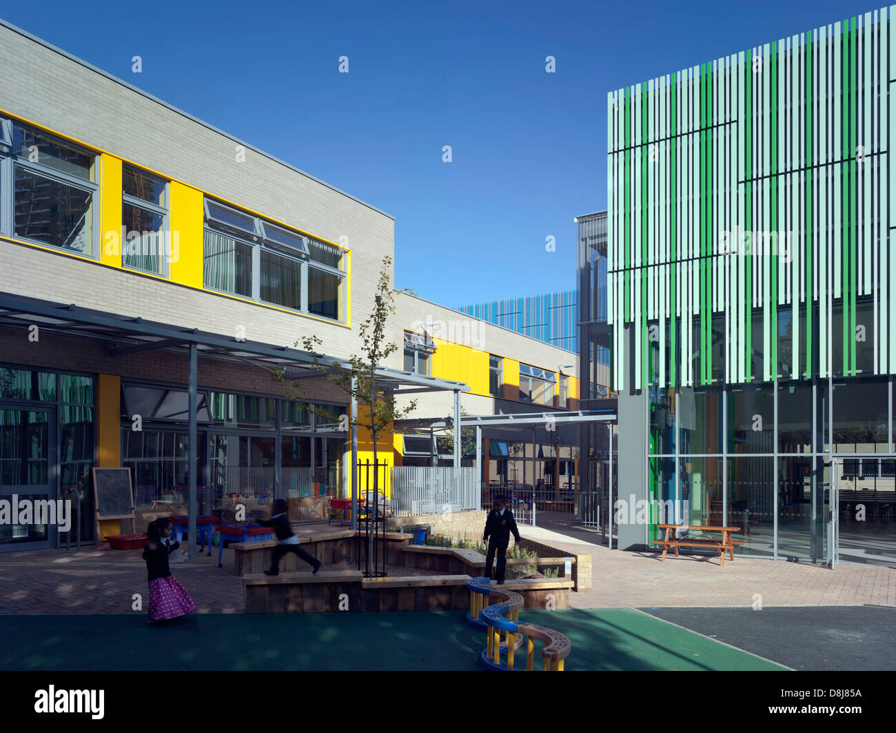 Prendergast Vale College, London, United Kingdom. Architect: HKR ...
