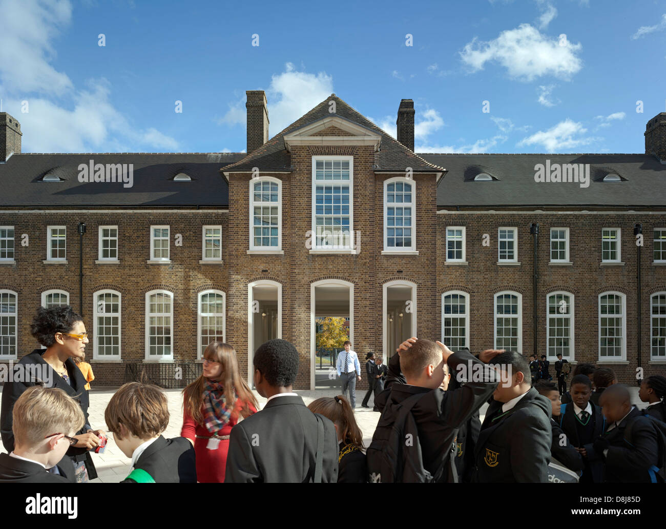 Prendergast Vale College, London, United Kingdom. Architect: HKR ...