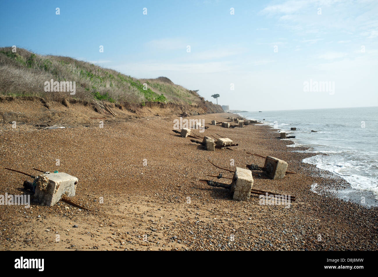 WW2 anti-invasion blocks Stock Photo - Alamy