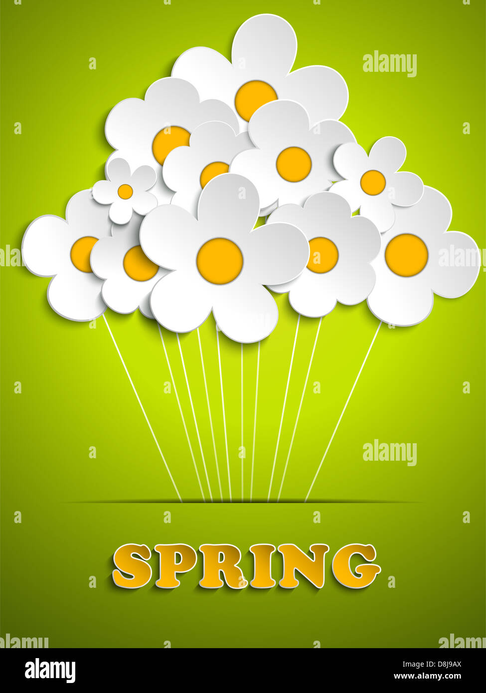 Vector - Beautiful Spring White Flowers Background Stock Photo - Alamy