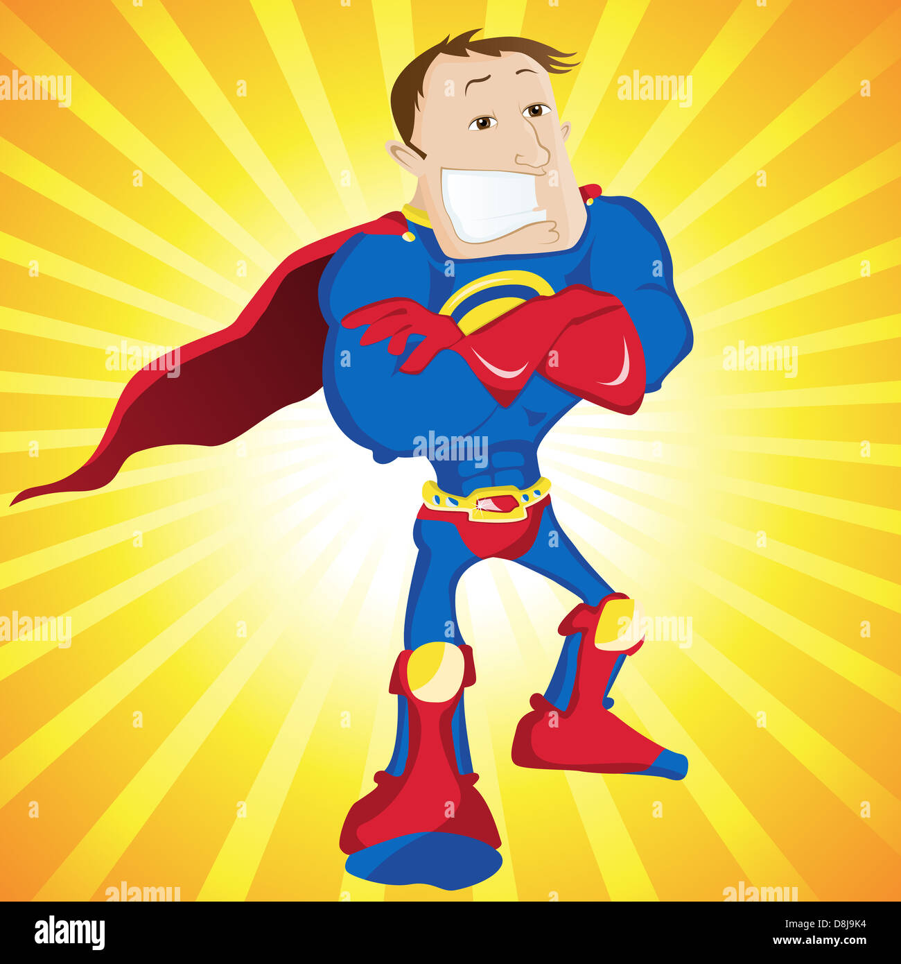 Super man hero dad hi-res stock photography and images - Alamy