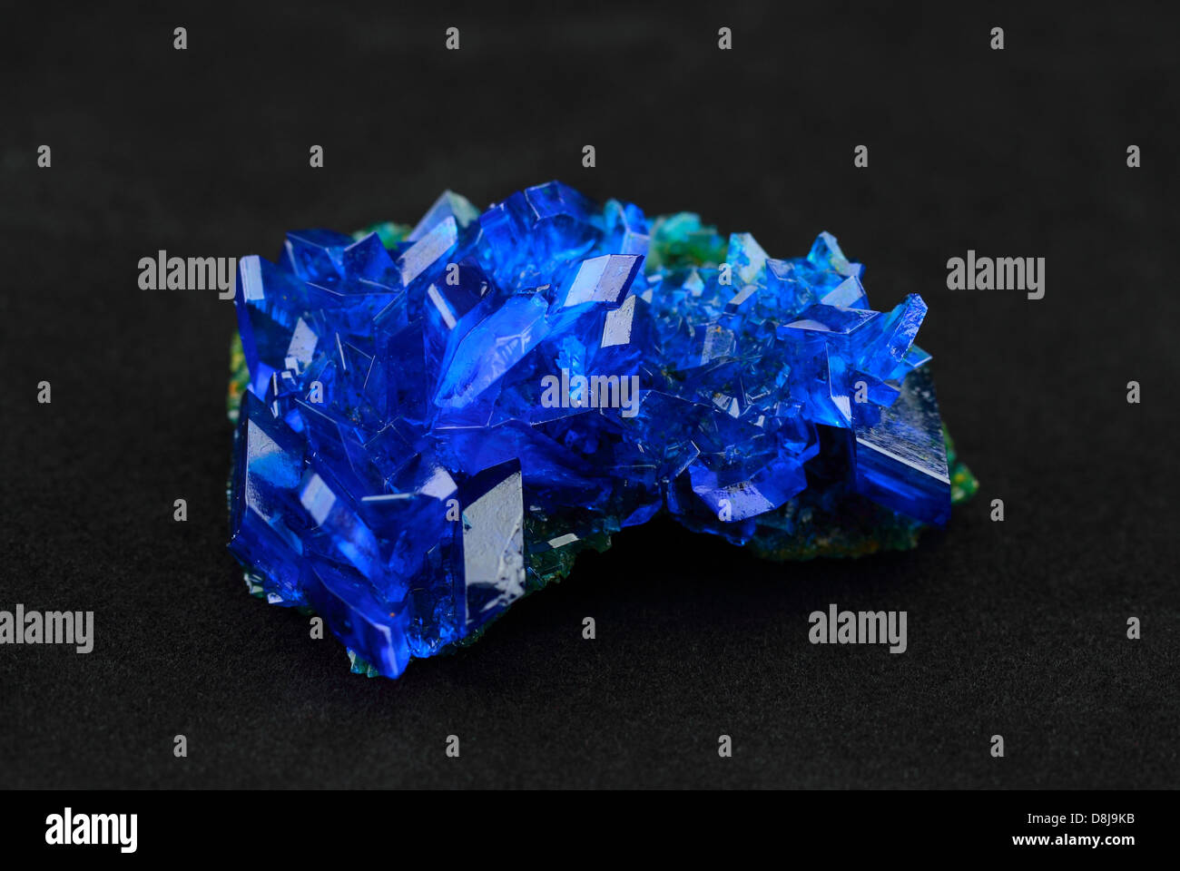 Crystals of blue vitriol - Copper sulfate Stock Photo - Alamy